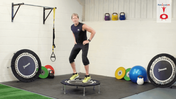 Bounce to get fit on a Mini Trampoline at Home | Rebound Fitness USA